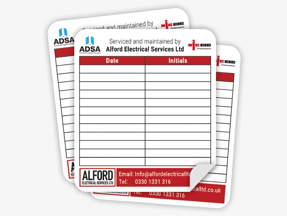 Custom Electrical Maintenance Stickers | StickersAndThat