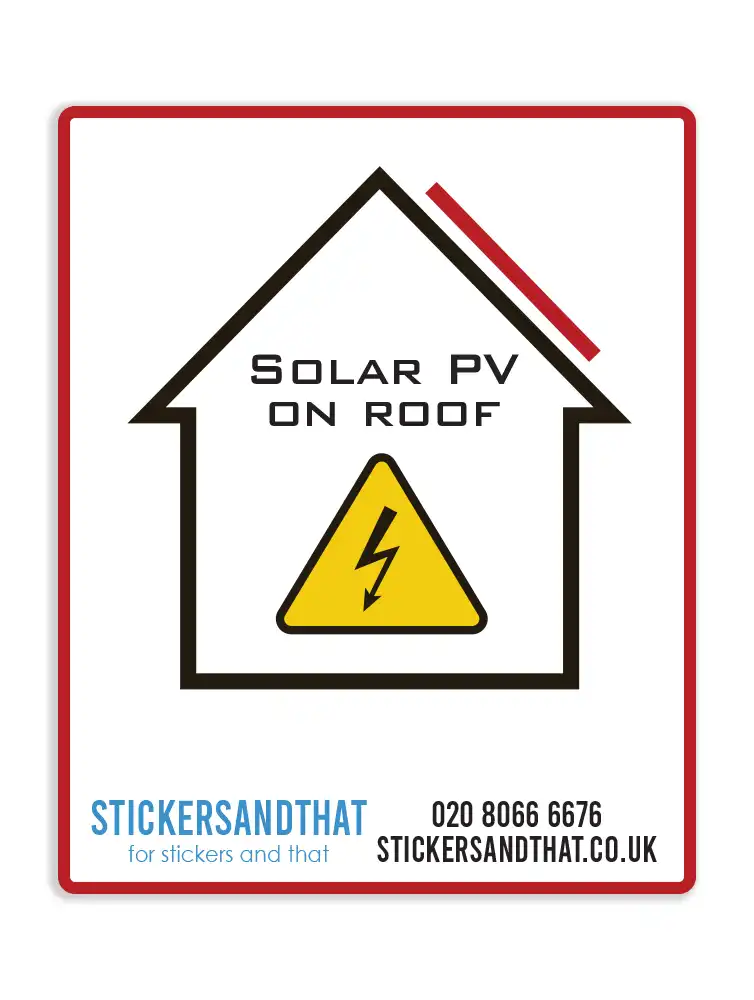 Solar PV Label Pack - StickersAndThat